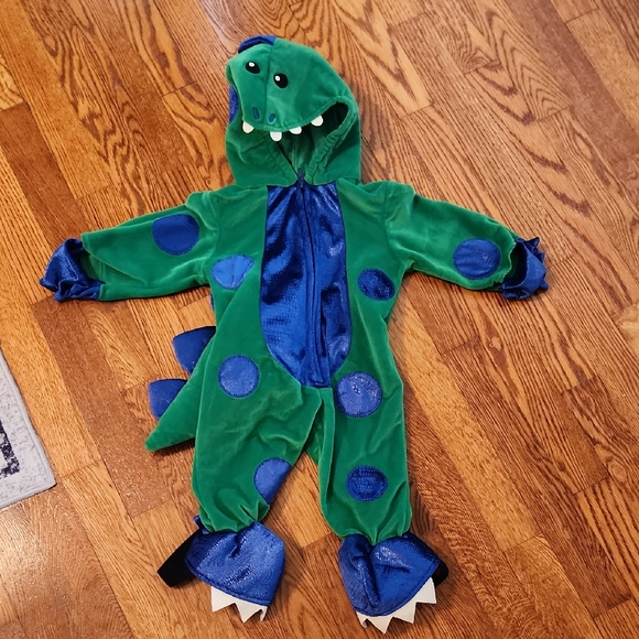 miniwear | Costumes | Green And Blue Dinosaur Kids Costume | Poshmark